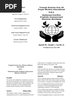 Church Constitution Sample | PDF | Baptists | Christian Church