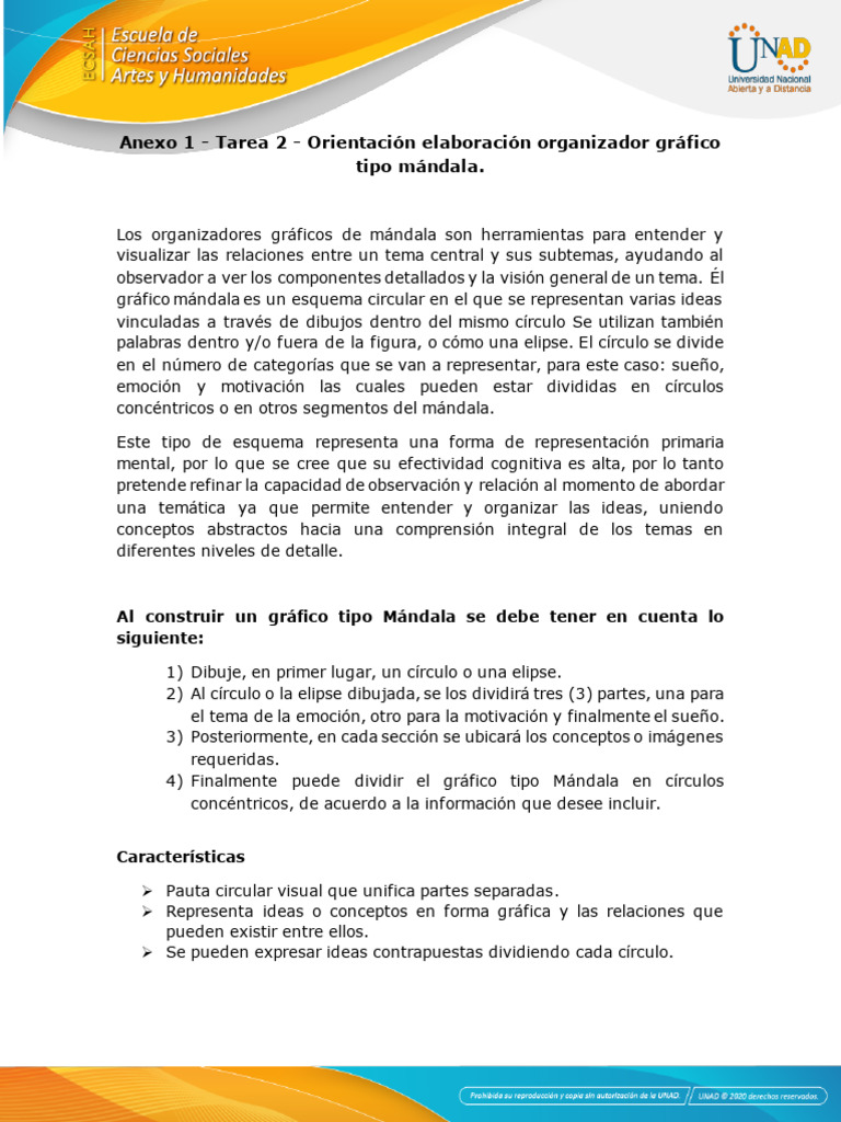 Anexo 1 - Tarea 2 - Orientación Elaboración Organizador Gráfico Tipo ...