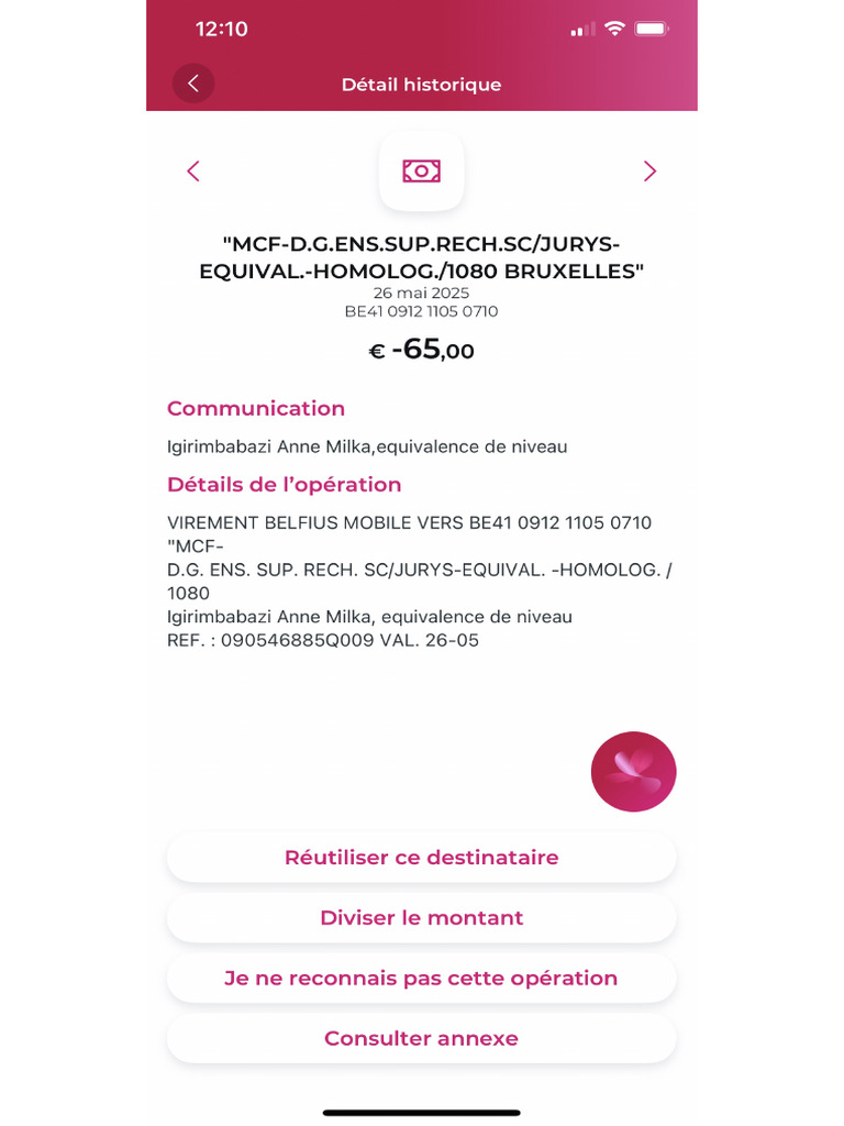 Preuve de Paiement - Annexe Et Capture de L'extrait de Compte PDF | PDF