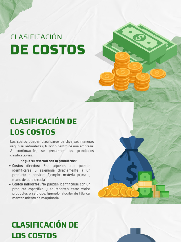 Clasificación de costos | PDF | Costo | Business