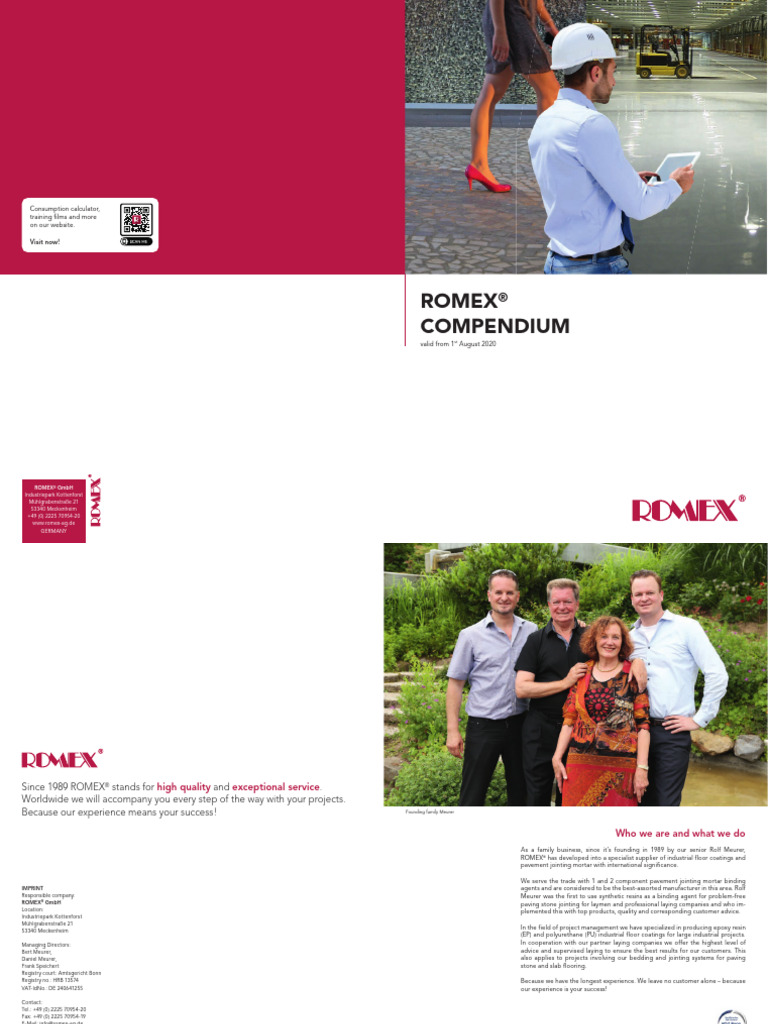 ROMEX Compendium | PDF | Road Surface | Materials