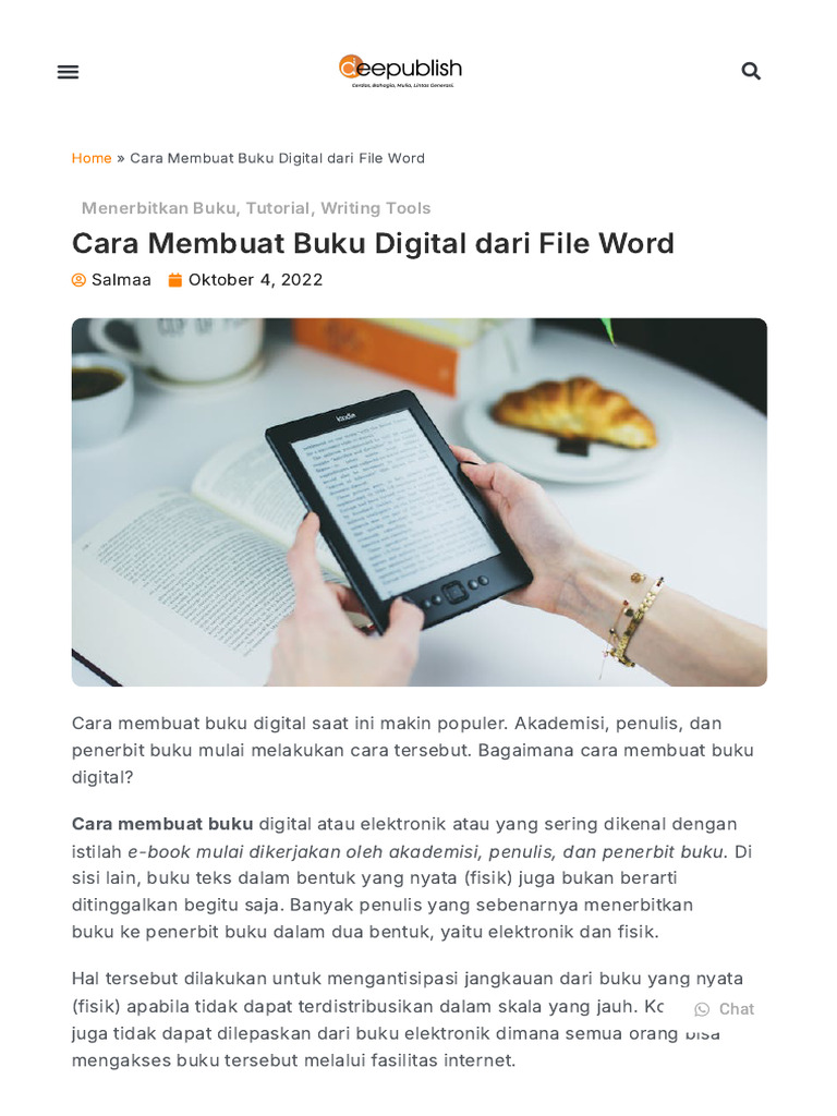Cara Membuat Buku Digital dari Word | PDF