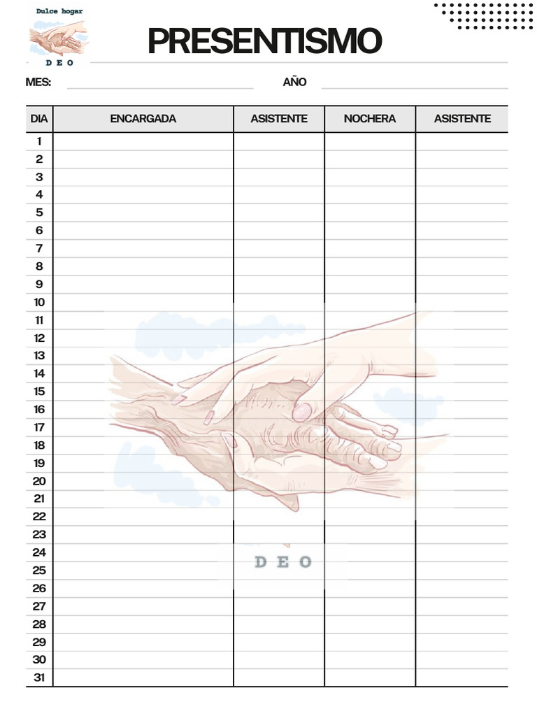 Planilla de Presentismo | PDF