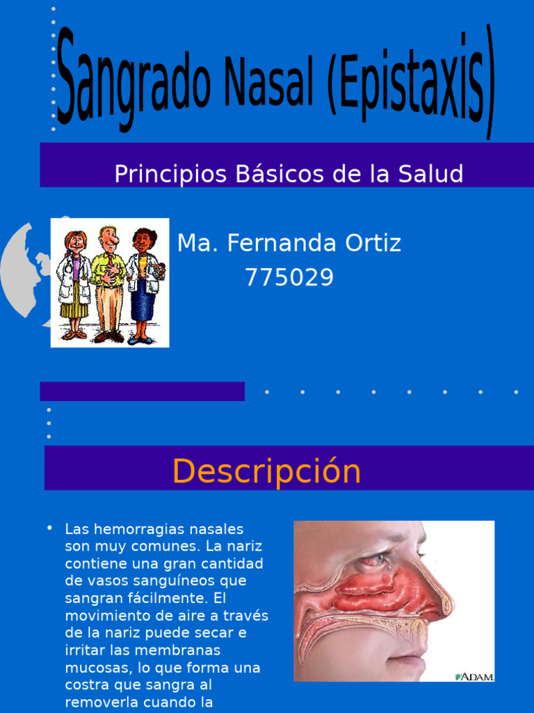 Trabfinal | PDF | Nariz humana | Otorrinolaringología