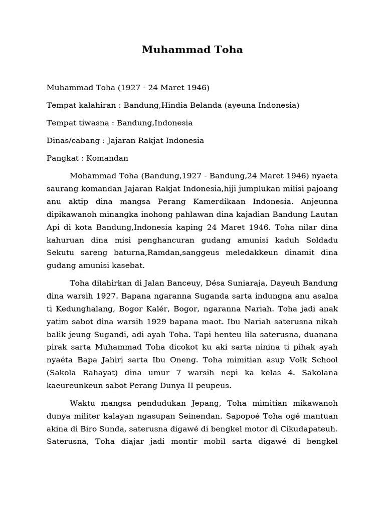 Muhammad Toha | PDF