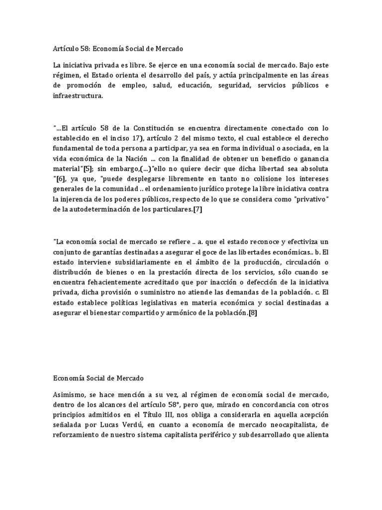 Artículo 58 | PDF | Exterioridad | Estado (política)