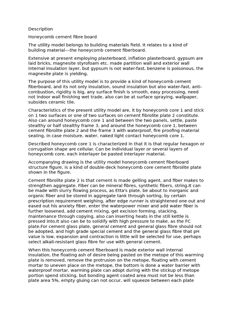 Honey Comp Panel Information | PDF | Drywall | Wall