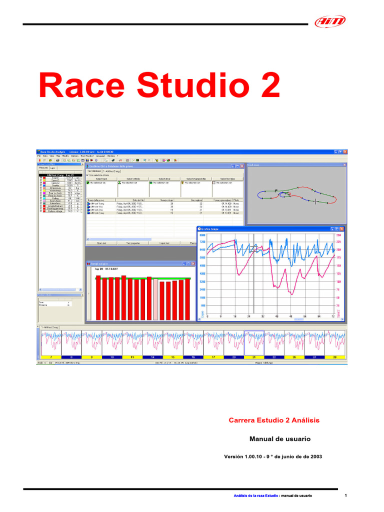 Manual De Usuario Race Studio 2 Pdf Densidad Espectral