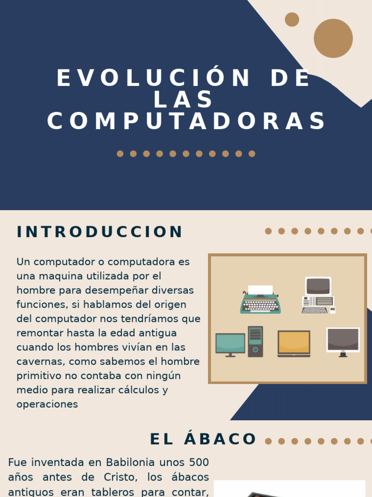 Evolucion de La Computacion | PDF | Hardware de la computadora ...
