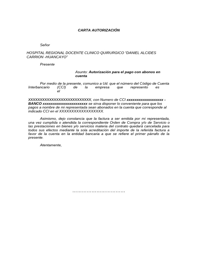 CARTA CCI | PDF