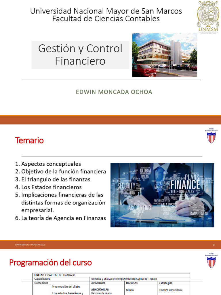 MC1 - Los Estados Financieros y Su Relacion Con El Capital de Trabajo | PDF | Economía ...