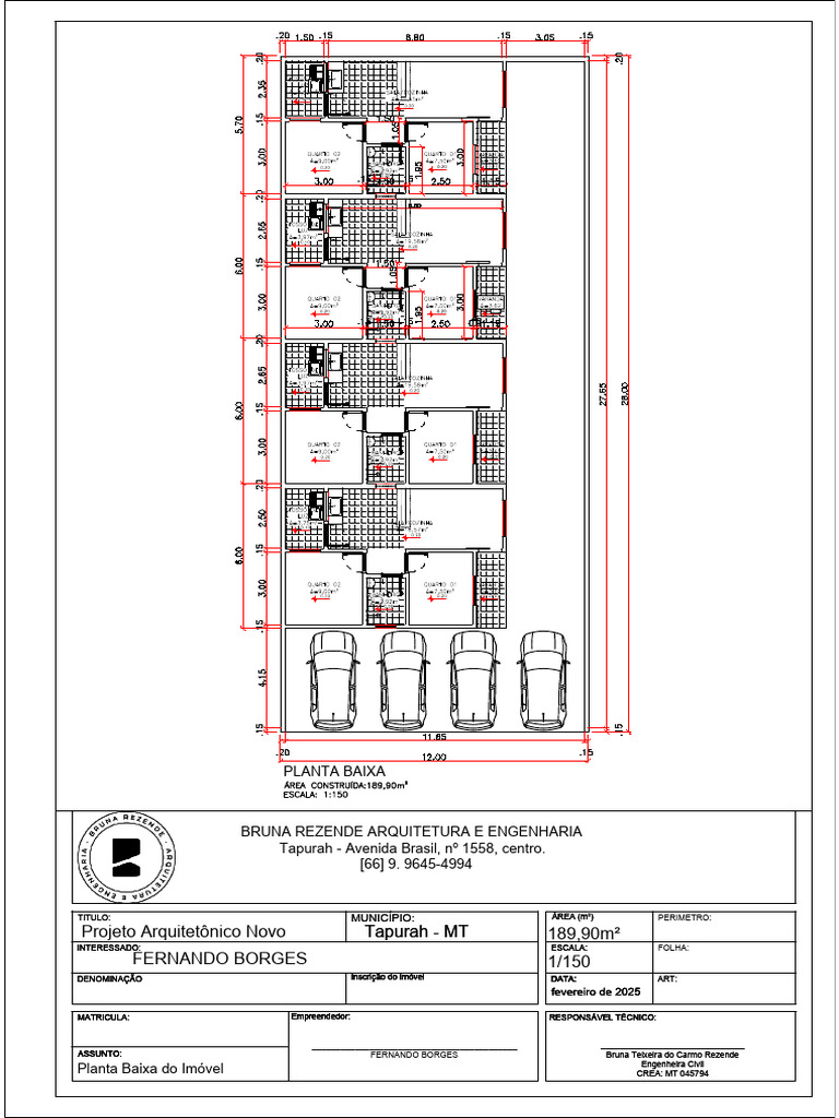 Planta Baixa Kitnet | PDF