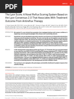 GERD Symptom Rating Scale Guide | PDF | Gastroesophageal Reflux Disease ...
