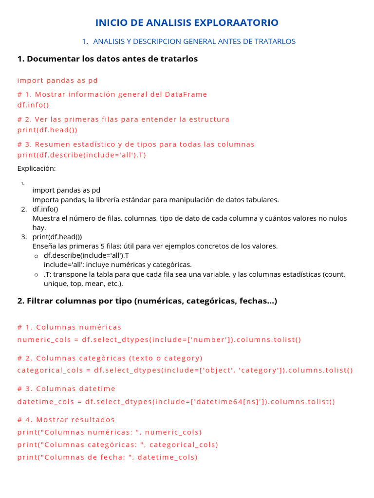 Guía Completa de Análisis de Datos Con Python | PDF | Ingeniería de software | Informática