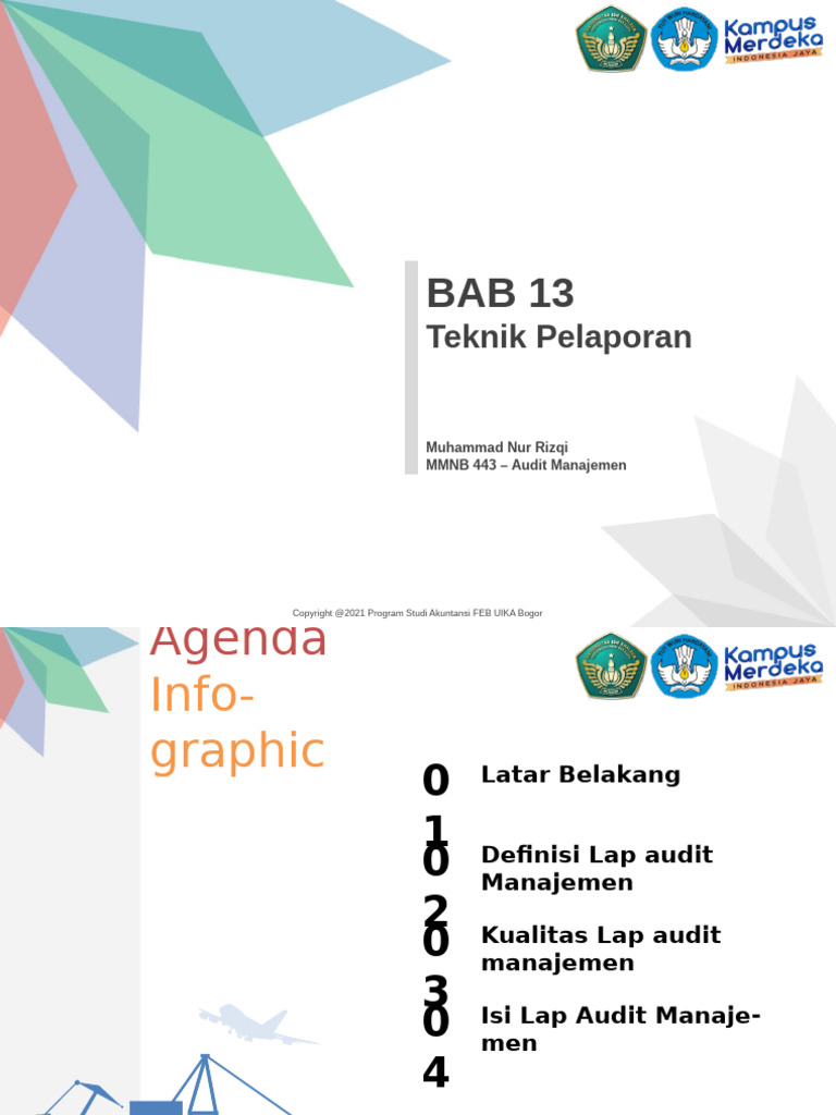 Pert 13 Audit Manajemen - Teknik Pelaporan Audit Manajemen | PDF