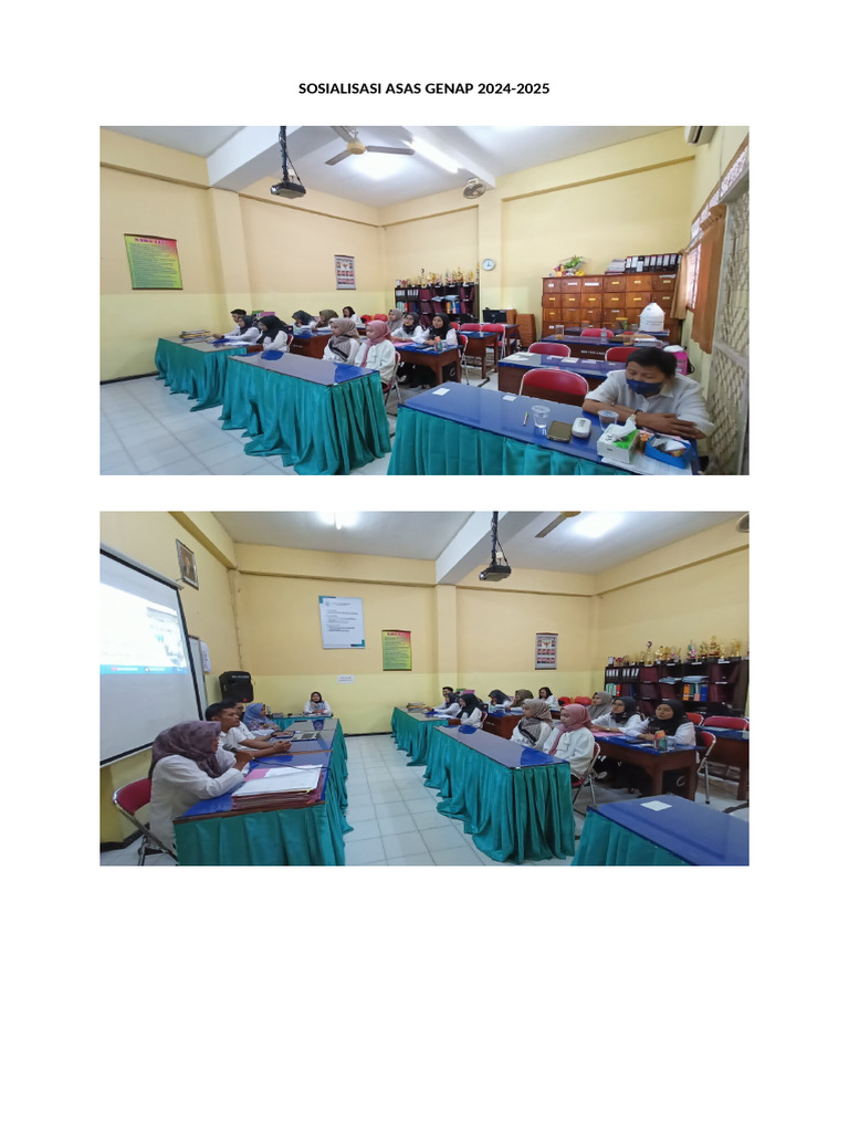 Foto Sosialisasi Guru Dan Wali Murid | PDF