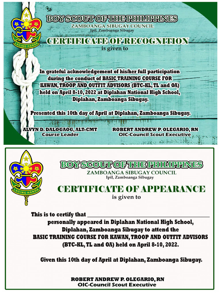 Btc Certificate | PDF