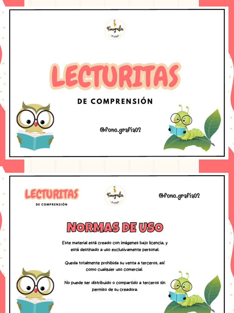 Lecturitas de Comprensión | PDF