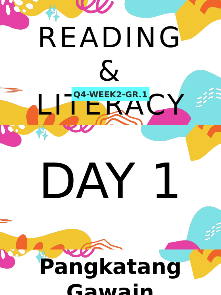 Week2 Reading and Literacy | PDF
