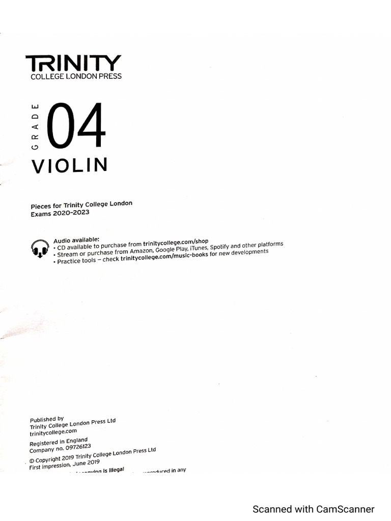 Grade 4 Trinity 2020 | PDF