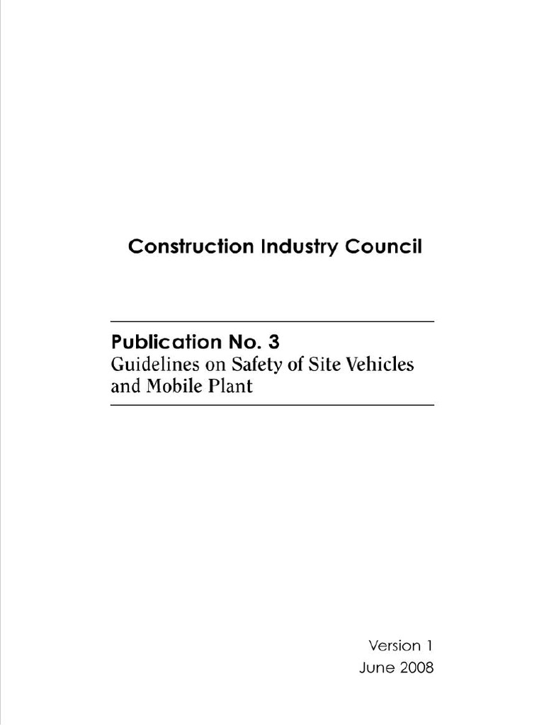 Site Vehicle Safety Guidelines | PDF | Traffic | Risk