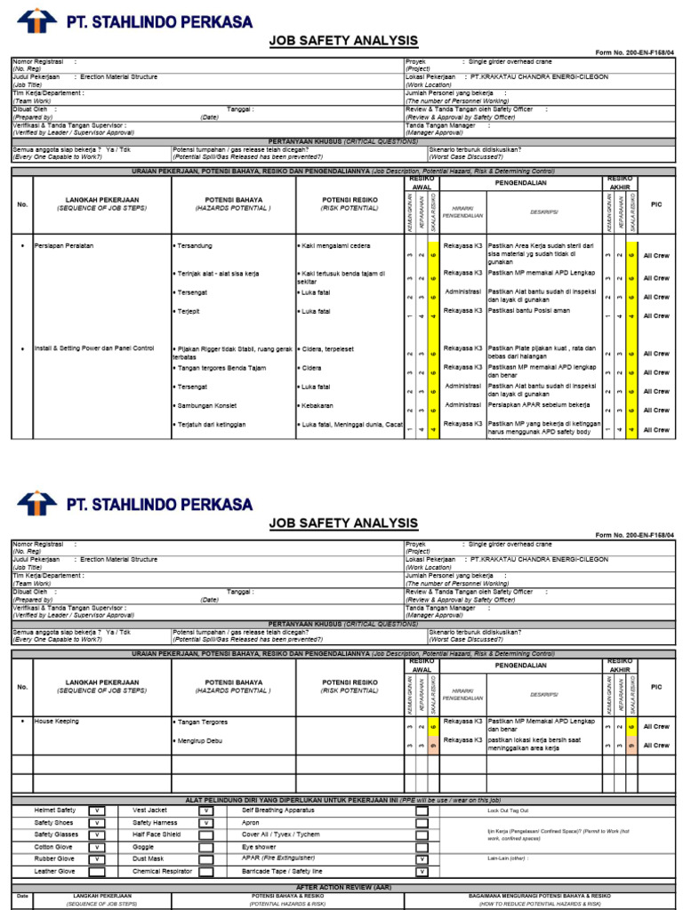 JSA Electrical | PDF