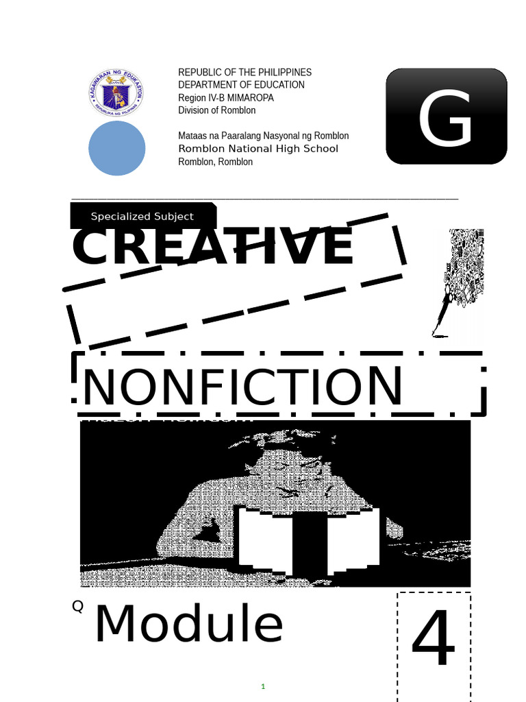 Creative Nonfiction 4rthQ A4 | PDF | Narrative | Argument