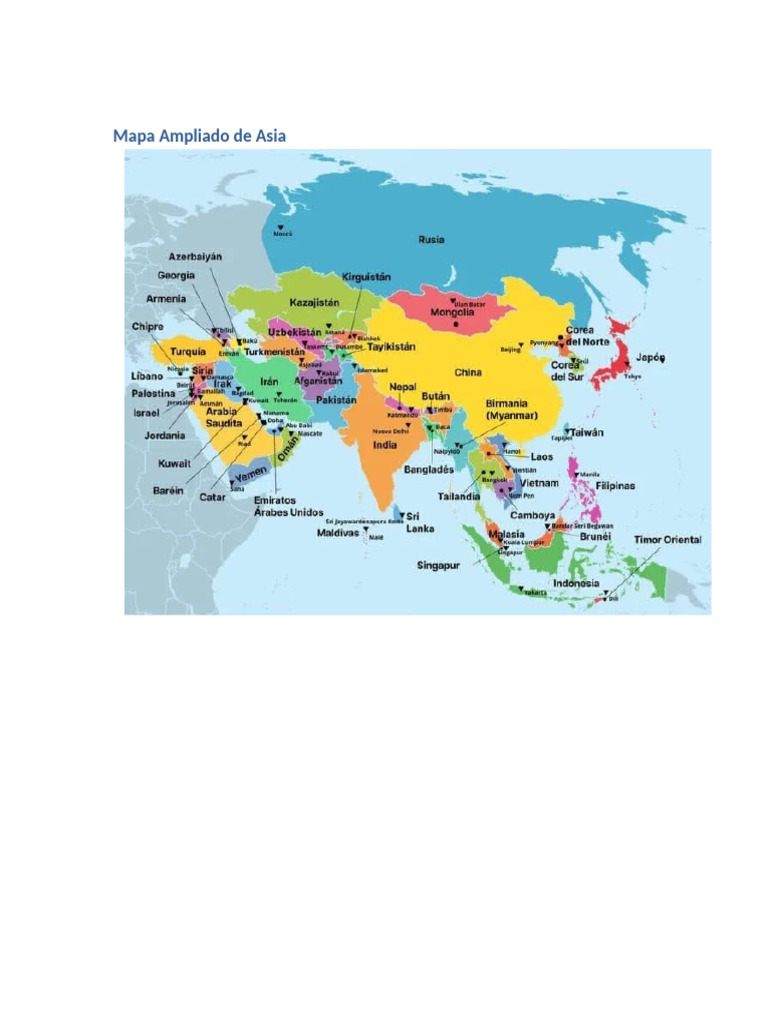 Mapa Asia Ampliado | PDF