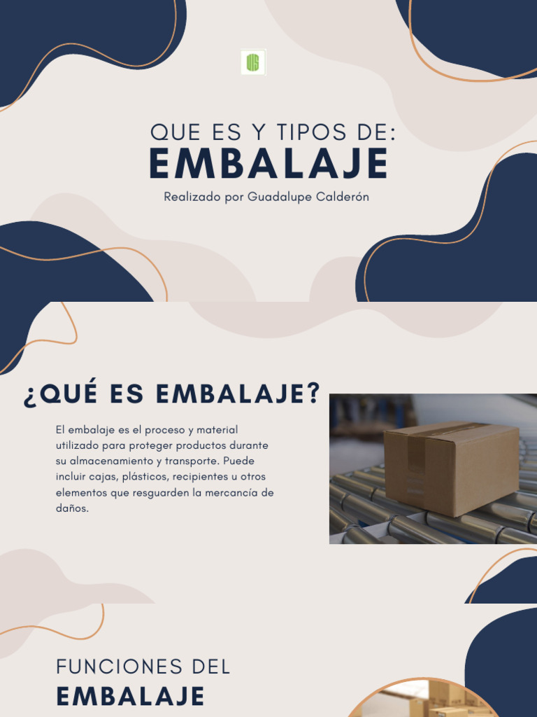 Tipos de Embalaje y sus Funciones | PDF