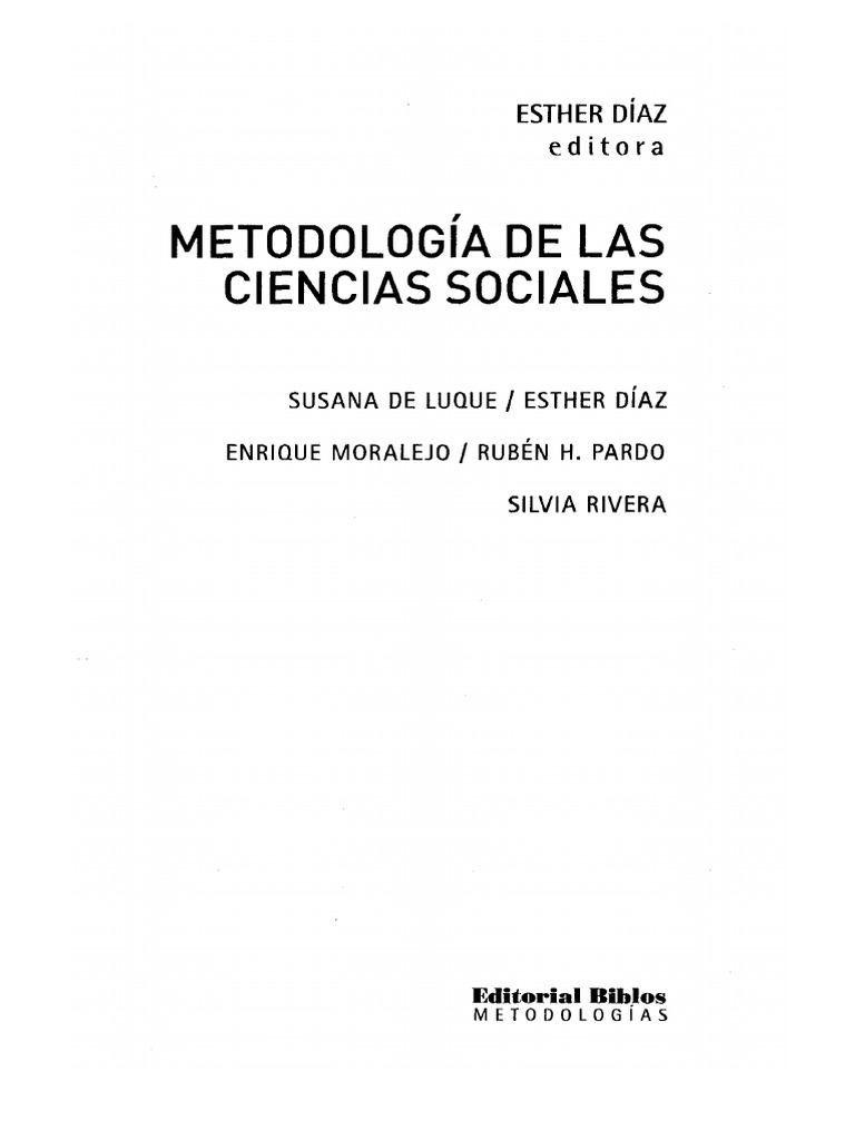 de Luque, S. La Problemática Valorativo-Metodológica en Las Ciencias ...