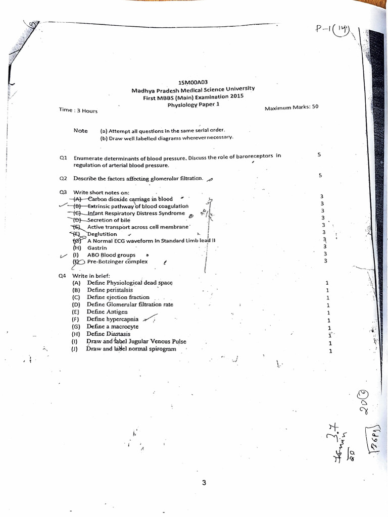 Physiology PY Papers | PDF | Diseases And Disorders | Clinical Medicine