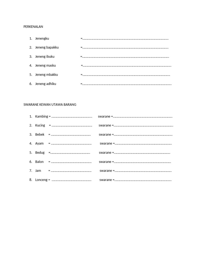 Panduan Ucapan dan Kosa Kata Jawa | PDF