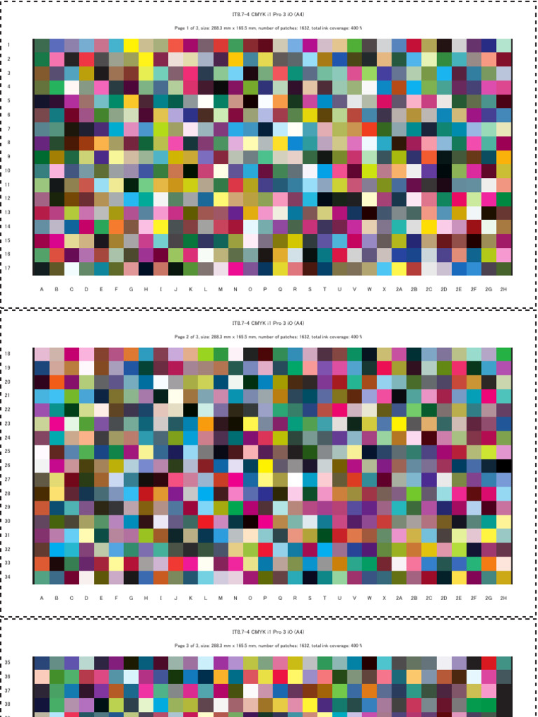 It8.7-4 Cmyk I1 Pro 3 Io (A4) | PDF