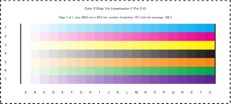 Color 21step 7clr Linearization I1 Pro 3 IO | PDF