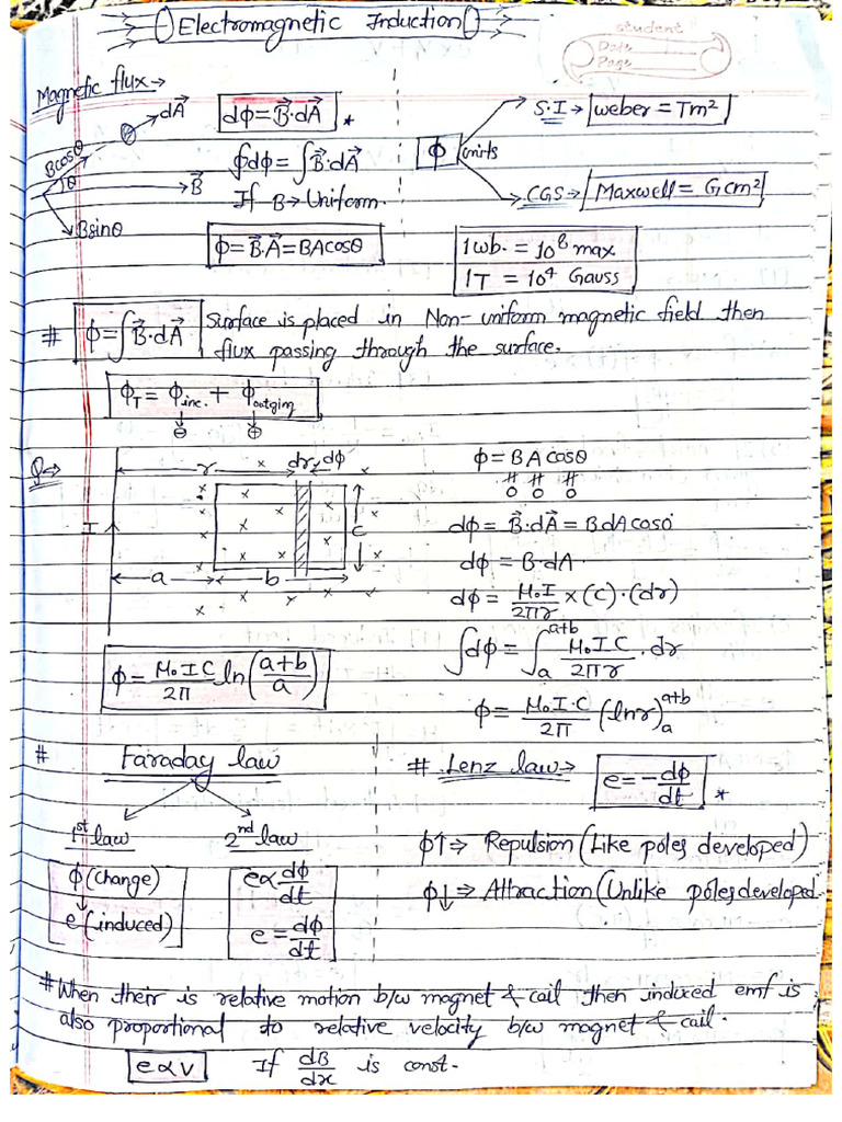18 EMI (Electromagnetic Induction) | PDF