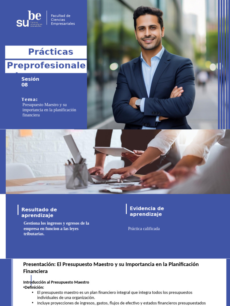 Sesion 8 PPPT I 2025-1 | PDF | Presupuesto | Business