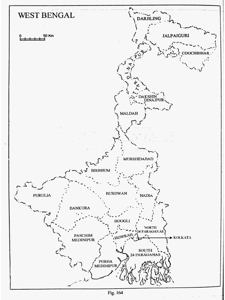West Bengal and Some Dist Maps - PDF | PDF