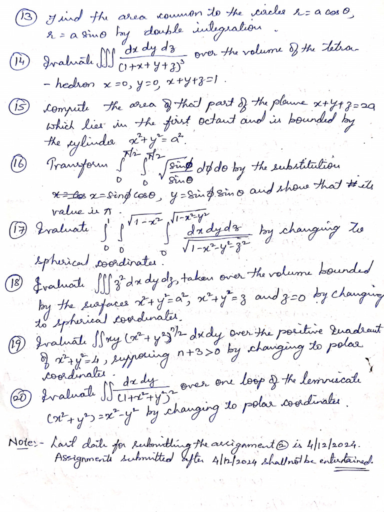 Maths Assignment 2 Pdf 8114