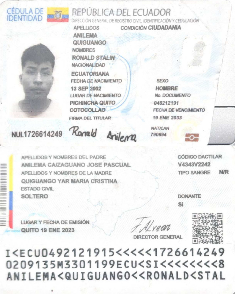 CÉDULA de Compressed Compressed | PDF