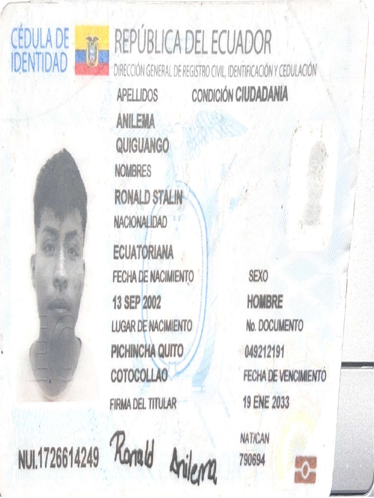 CÉDULA de Compressed Compressed | PDF