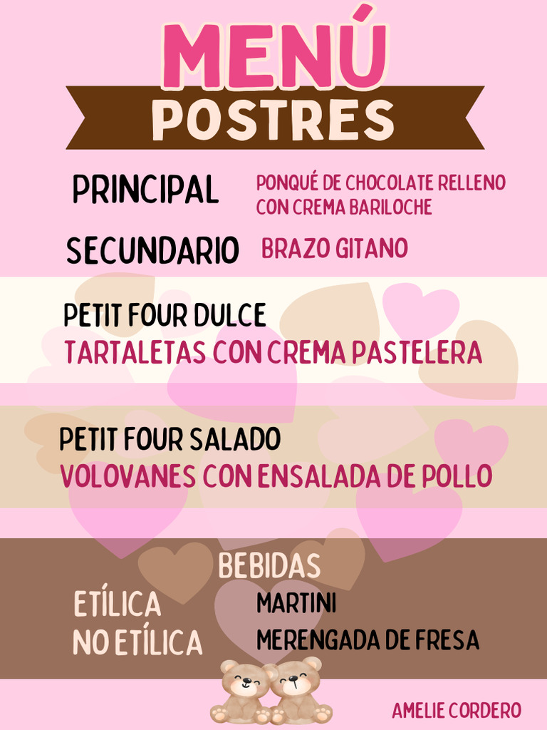 Menú Postres Delicado Rosado 20250520 185917 0000 | PDF