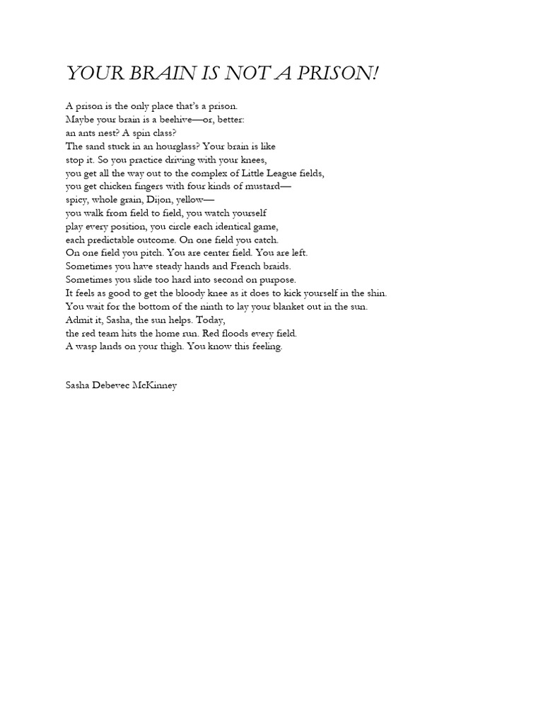 Your Brain Is Not A Prison | PDF