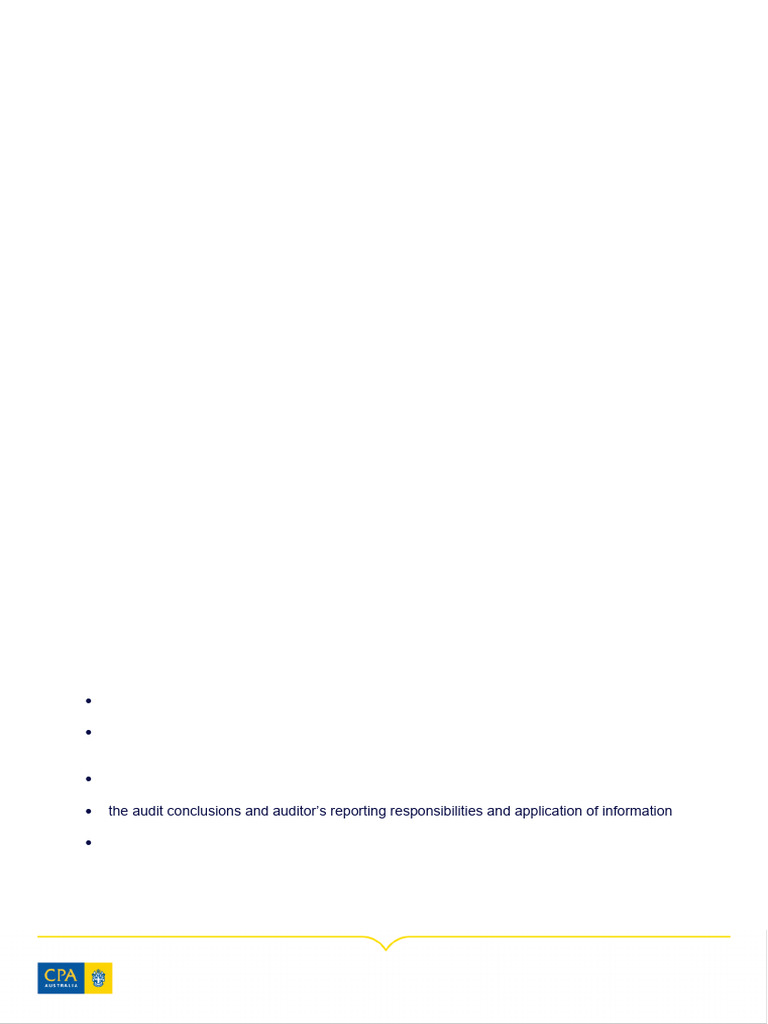 5.1 CPA Program Subject Outline - Advanced Audit and Assurance - Sixth ...