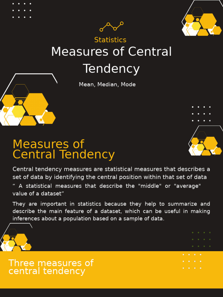 Measures of Central Tendency Mean Median Mode | PDF | Mean | Mode ...