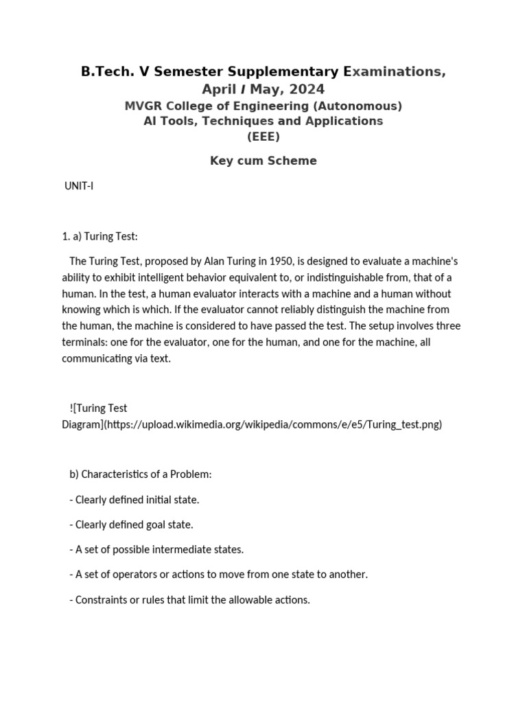 AITT BTech V Semester Supply April 2024 Key Cum Scheme | PDF | Applied Mathematics