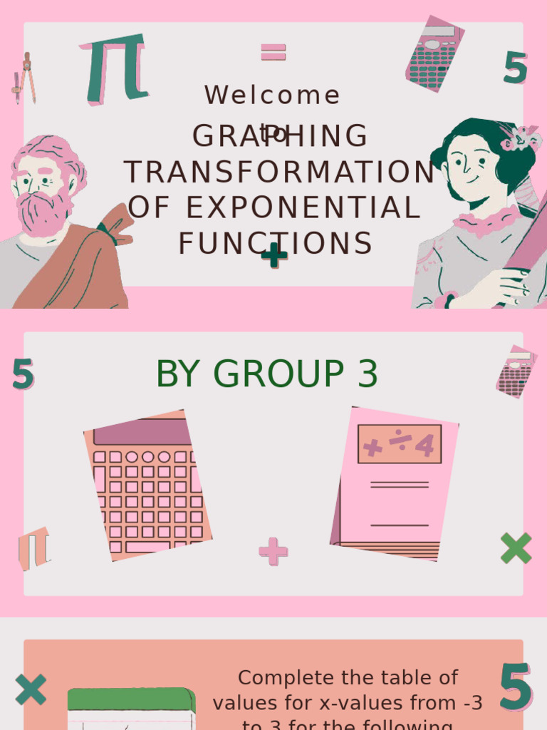 Pink Green Bright Aesthetic Playful Math Class Presentation | PDF