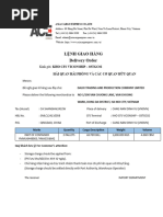 QUY TRÌNH KHO CFS NHẬP KHẨU CÁT LÁI20221025155910 | PDF