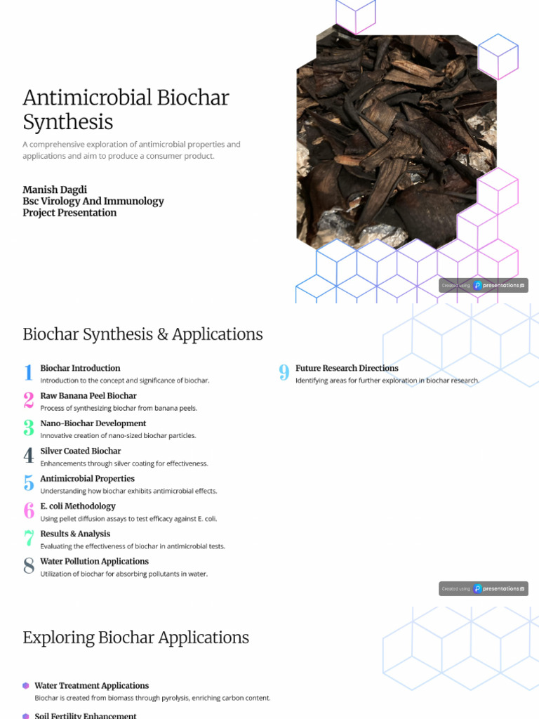 Biochar Synthesis And Antimicrobial Applications Pdf