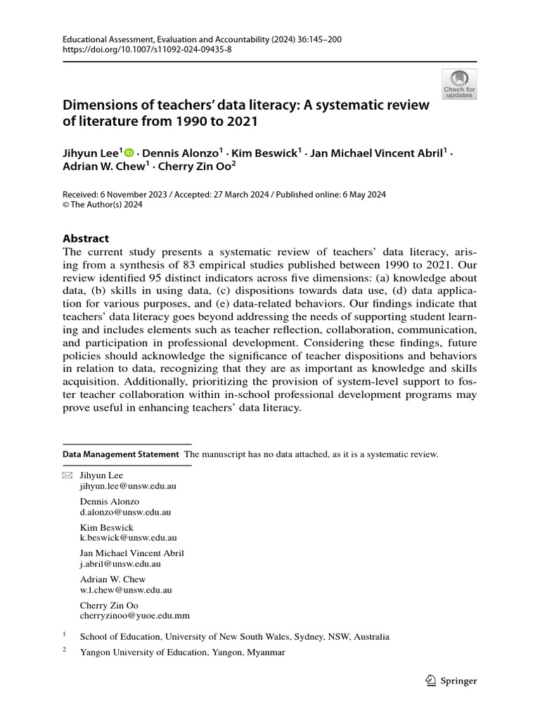 Data Literacy | PDF | Teachers | Qualitative Research