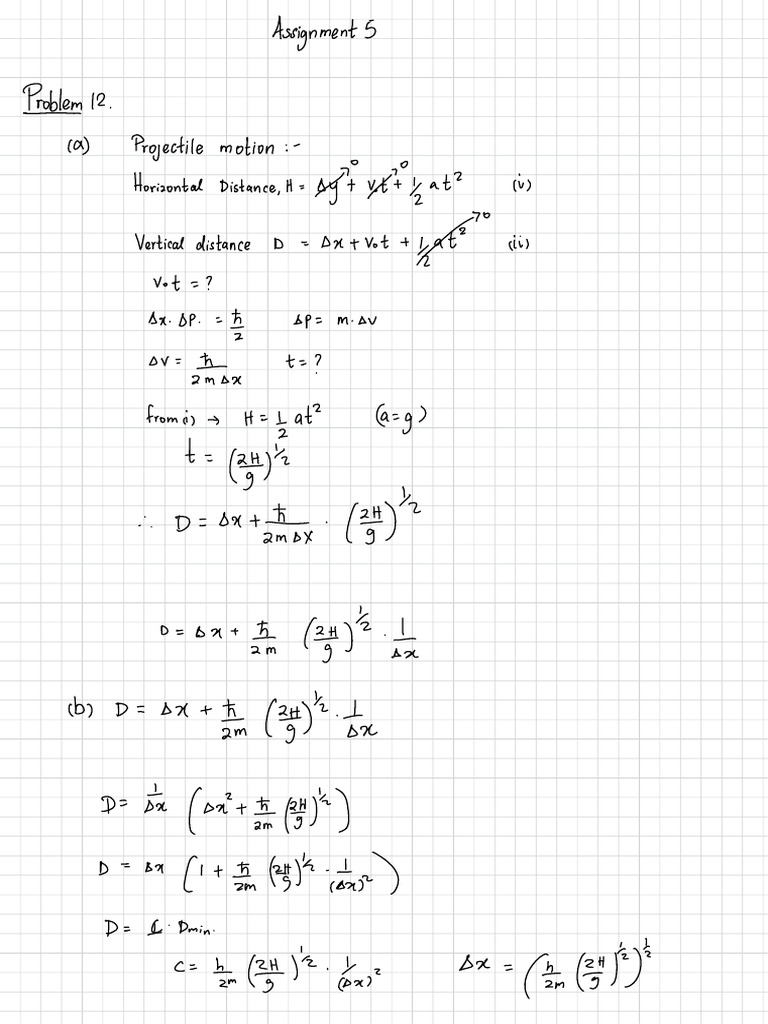 PHYS 2386 Assignment 5 | PDF